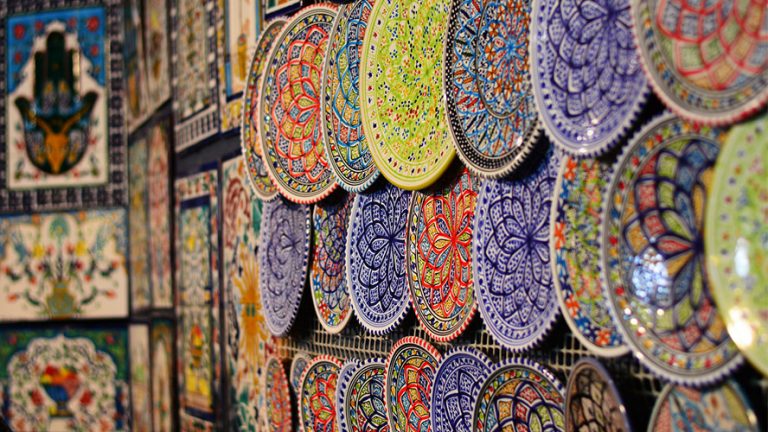 The souq in Tangier: shopping and haggling