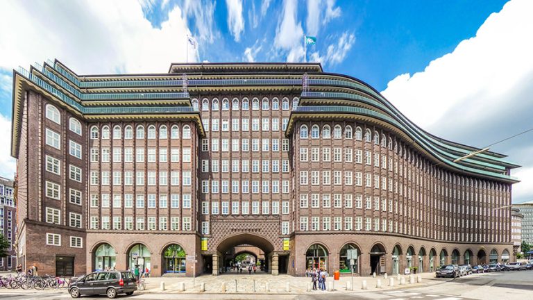 History and architecture of the Chilehaus building in Hamburg
